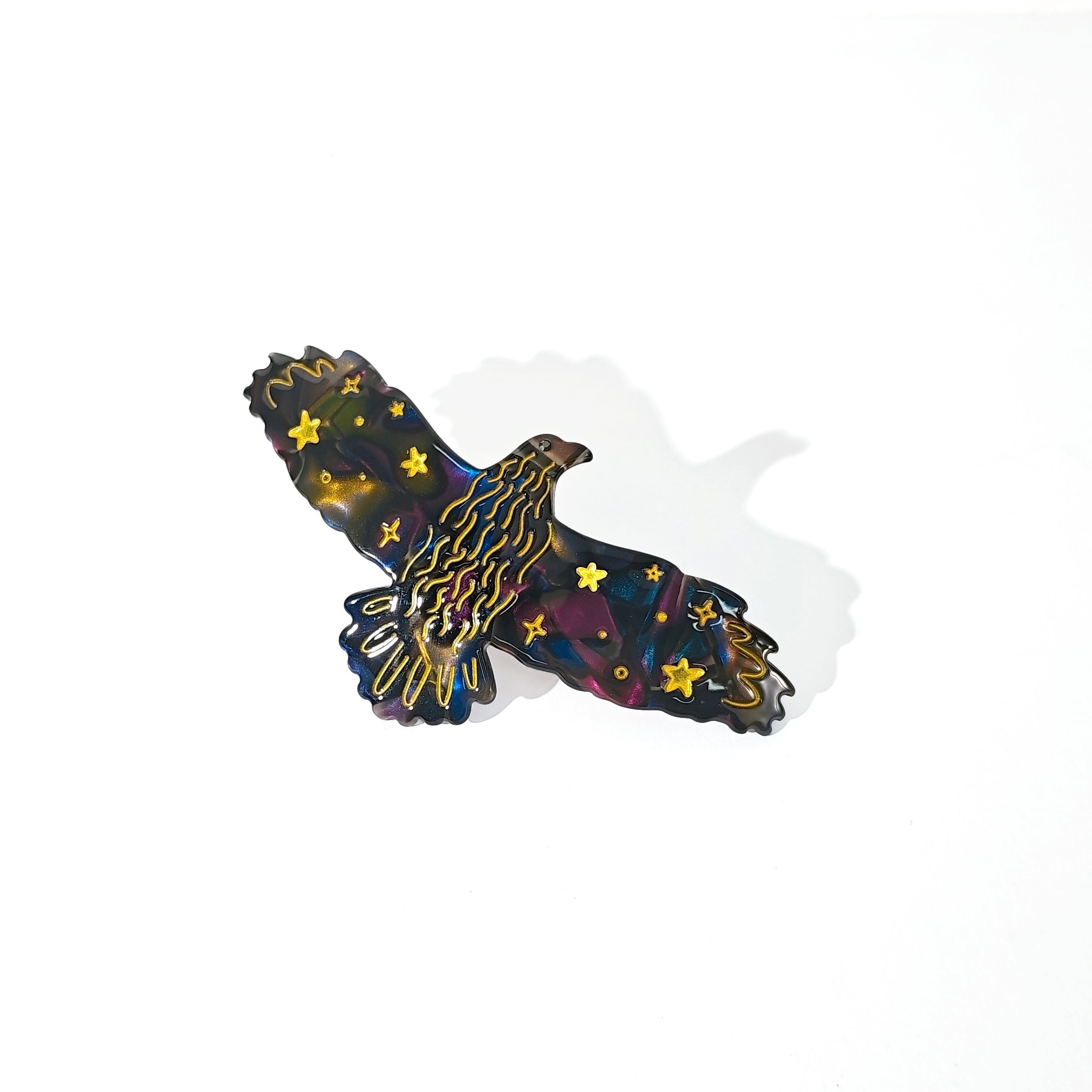 The Raven French Barrette – Hey Ricochet